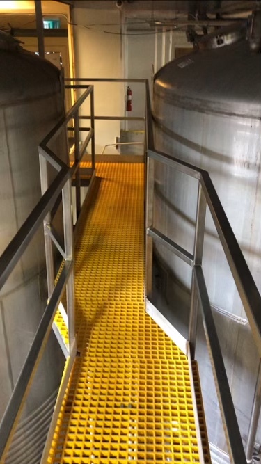 Stainless Steel Tank Catwalk | All Pro Mechanical & Fabrication